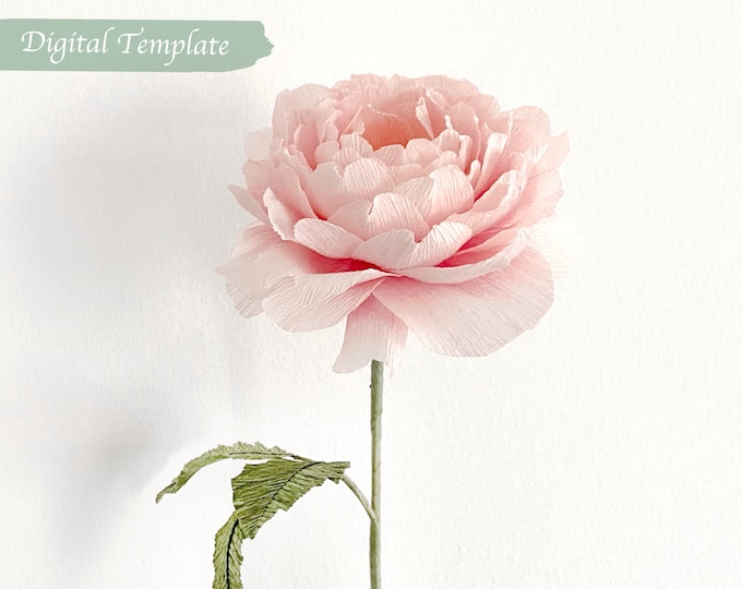 Crepe Paper English Rose - Scepter'd Isle Digital Template With Video ...