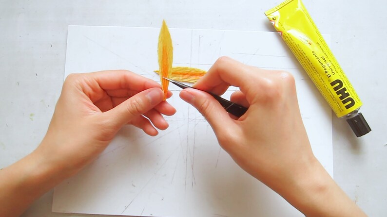 Digital Template Handmade Crepe Paper Sunflower Digital - Etsy