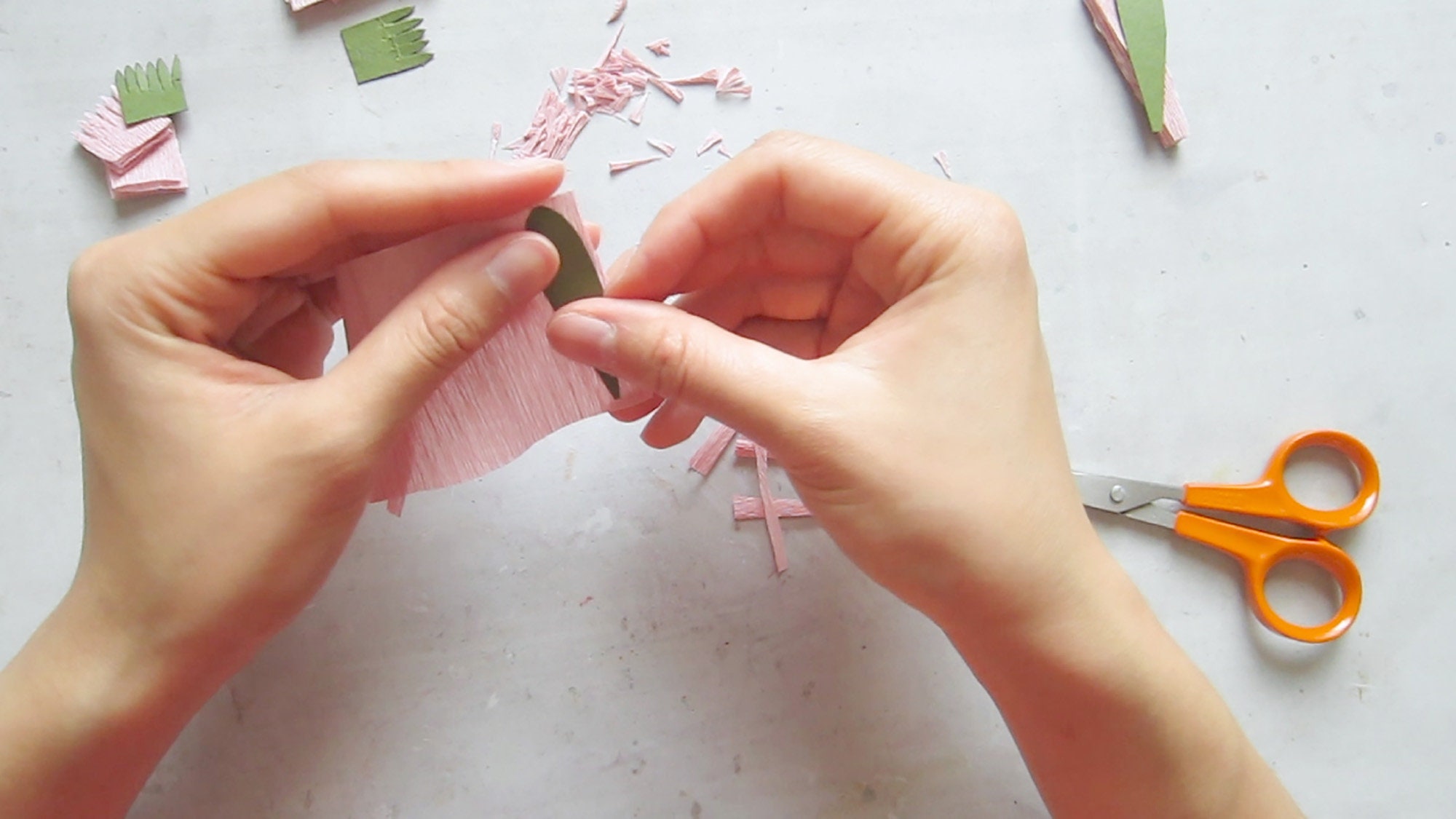 Digital Template- Handmade Crepe Paper Gerbera Daisy Template With ...