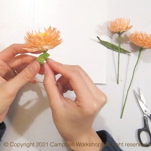 Digital Template handmade Crepe Paper Straw Flower Digital - Etsy