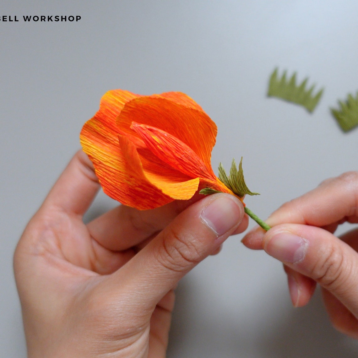 Digital Template Handmade Crepe Paper Theo's Sweet Pea - Etsy