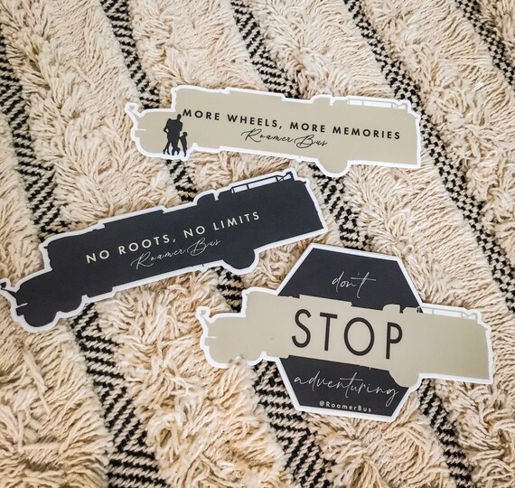 Roamer Bus Sticker Pack - Etsy
