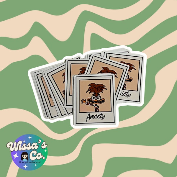 Anxiety Sticker - Etsy