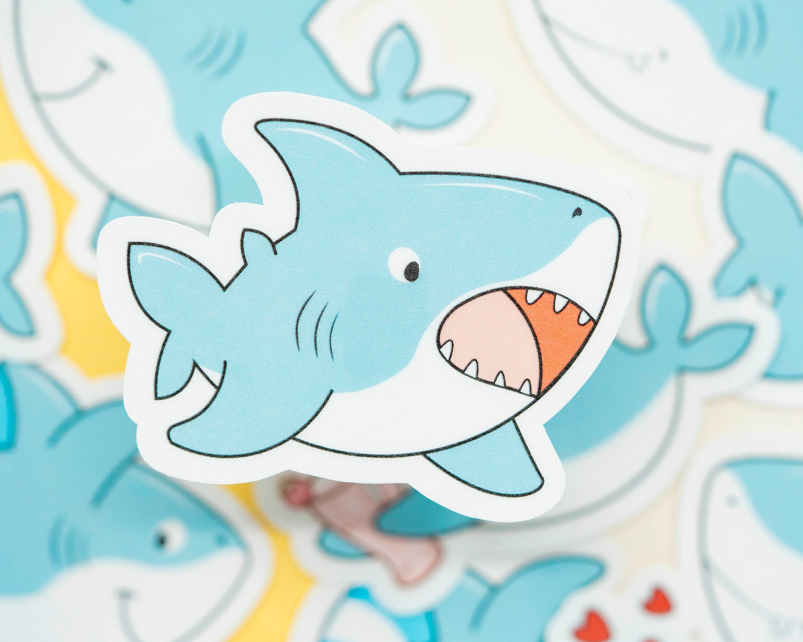 Baby Shark Sticker Bundle 5 Cute Shark Stickers Laptop - Etsy