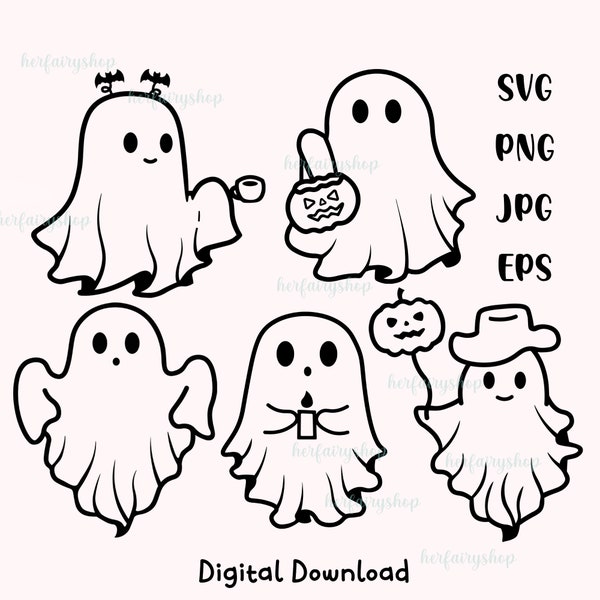 Ghost Svg - Etsy