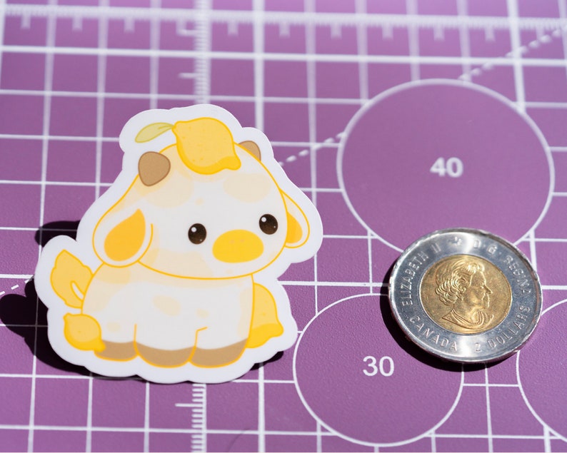 Cute Cow Stickers Bundle I Kawaii Fruit Cow Sticker I - Etsy