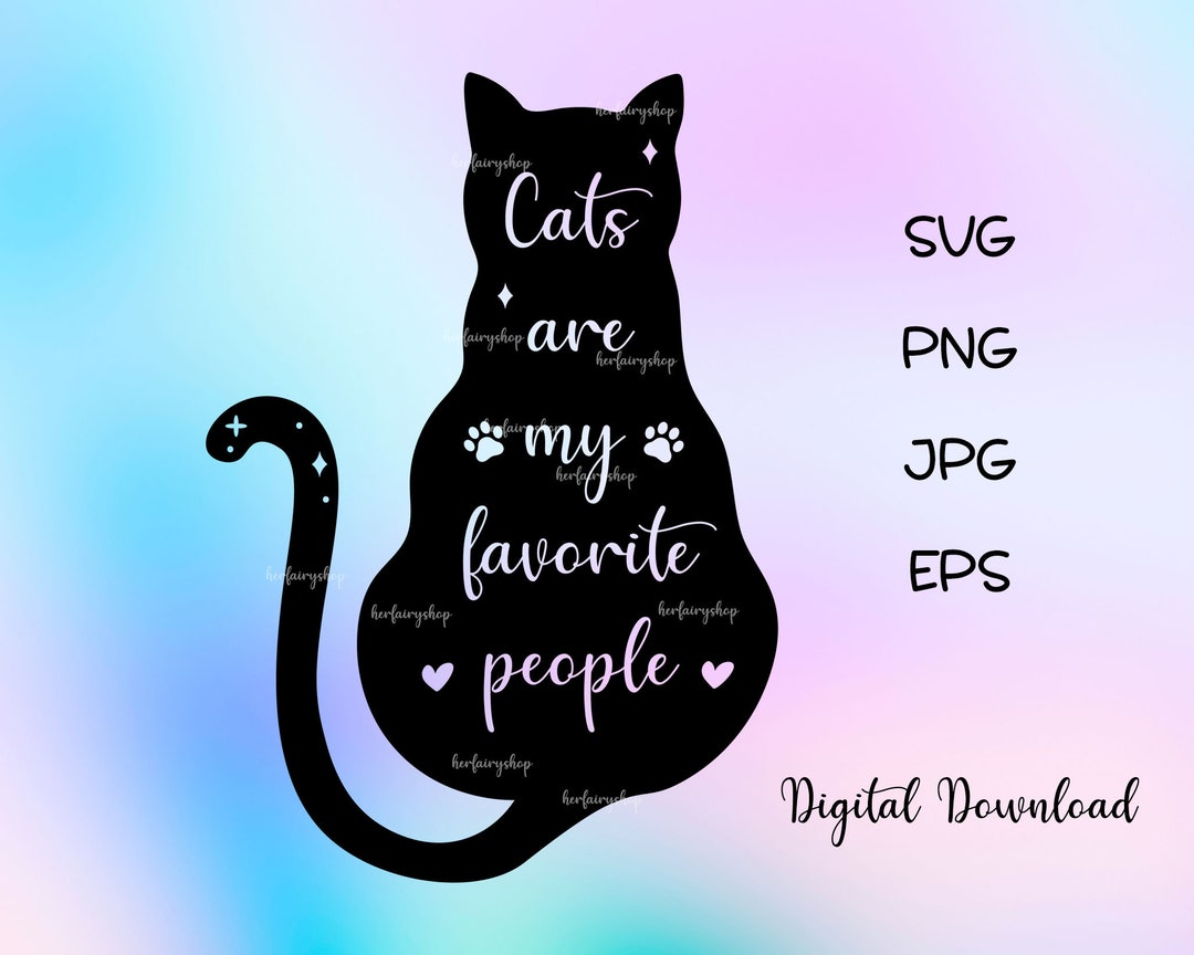 Cat Svg, Kitty Svg, Cute Cat SVG, Kitten SVG, Cat Lover, Mom Mama Cat ...