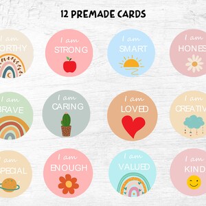 Editable Affirmation Station Mirror Display for Kids, Toddlers ...