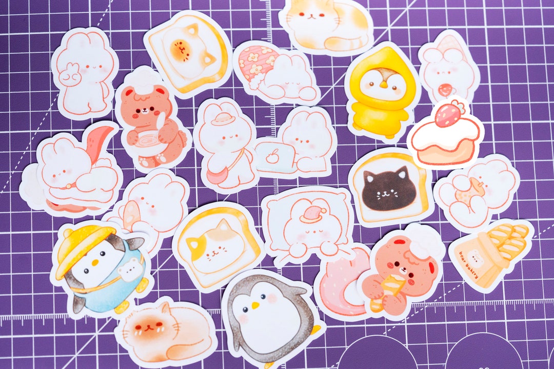 22 Vinyl Kawaii Stickers | Sticker Decorative I Skateboard Laptop ...