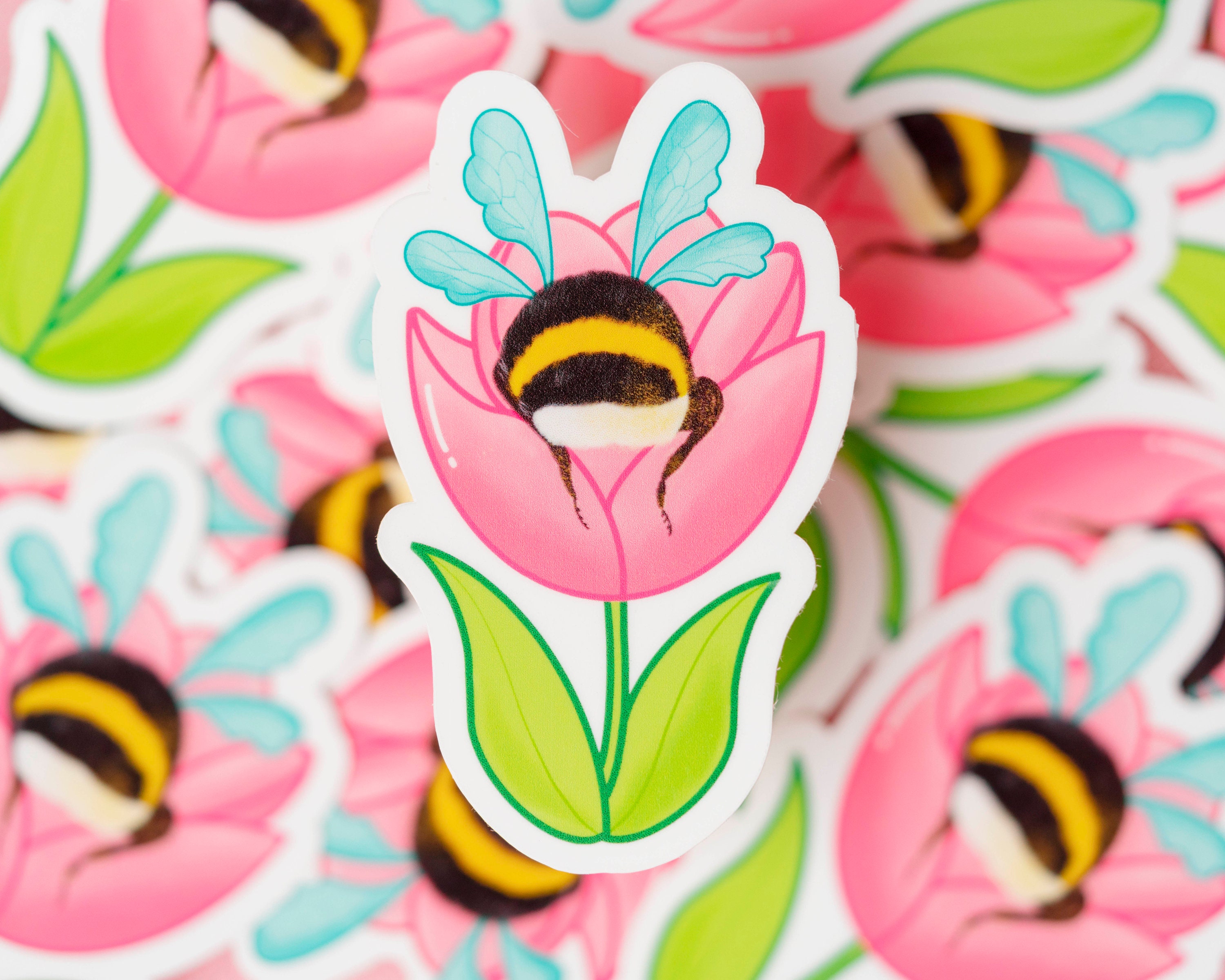 Bumblebee Vinyl Sticker, Save the Bee Sticker , Bee Sticker, Nature ...