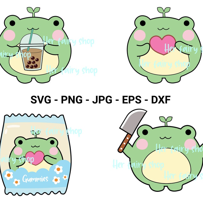 Frog Svg - Etsy