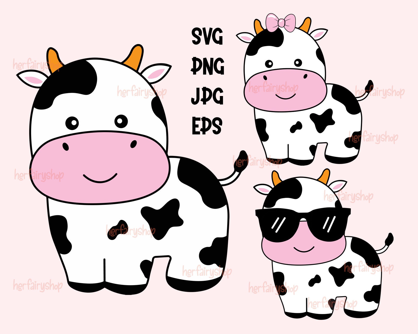 Cow Face Svg Baby Cow SVG Cute Cow Cut File Baby Shower - Etsy