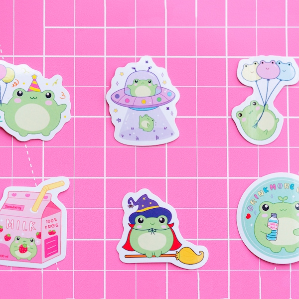 Frog Stickers - Etsy Canada