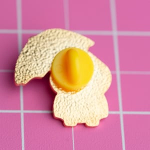 Frog Enamel Pin, Froggy Enamel Pin, Raincoat Frog Pin, Happy Little ...