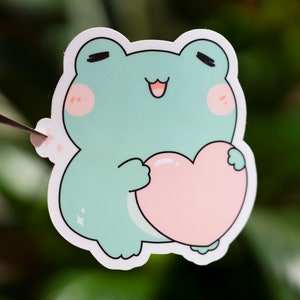 Froggy Sticker Pack, Cute Stickers, Waterproof Stickers, Laptop ...