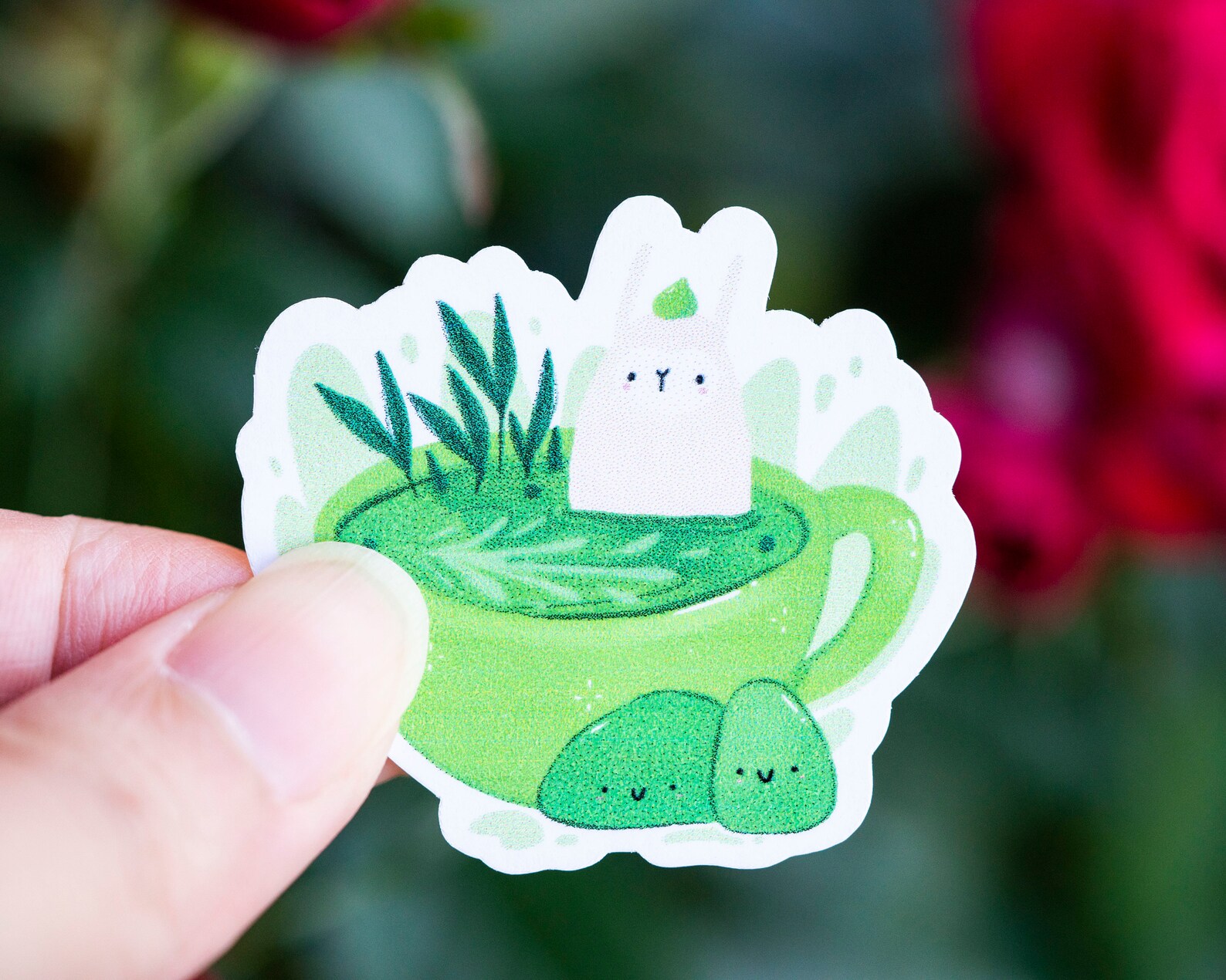 12pcs Matcha Sticker Set Green Sticker Kawaii Sticker | Etsy