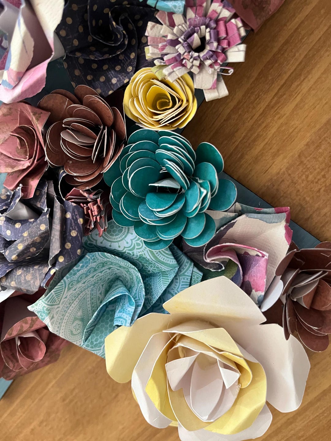Paper Flower Cross! Fully Customizable! - Etsy