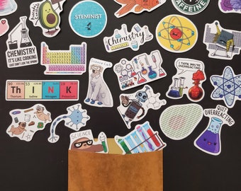 Biology Science Stickers - Etsy