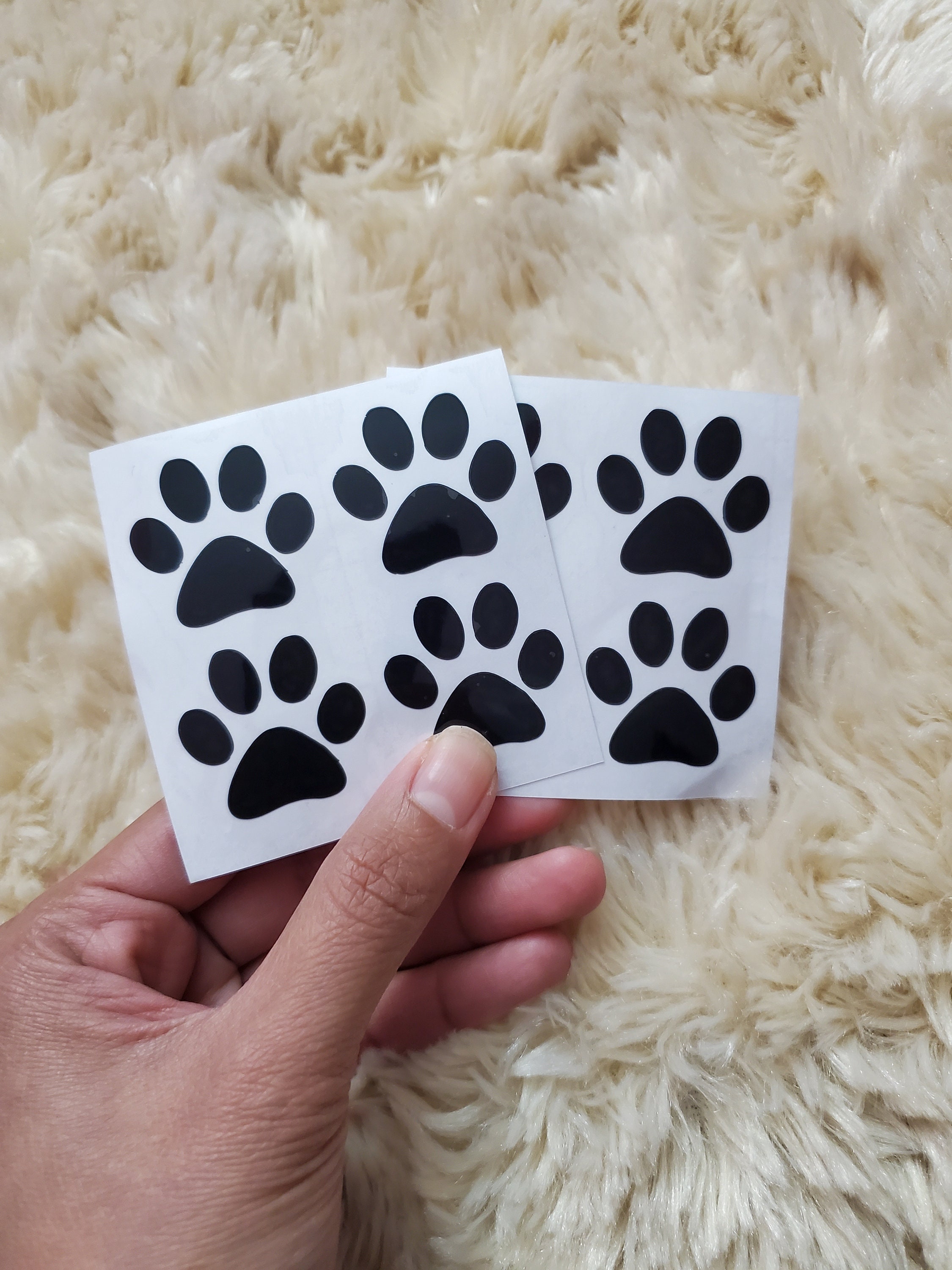 Pet Paw Decal Stickers, Paw Vinyl Stickers, Cute Animal Paw Stickers ...