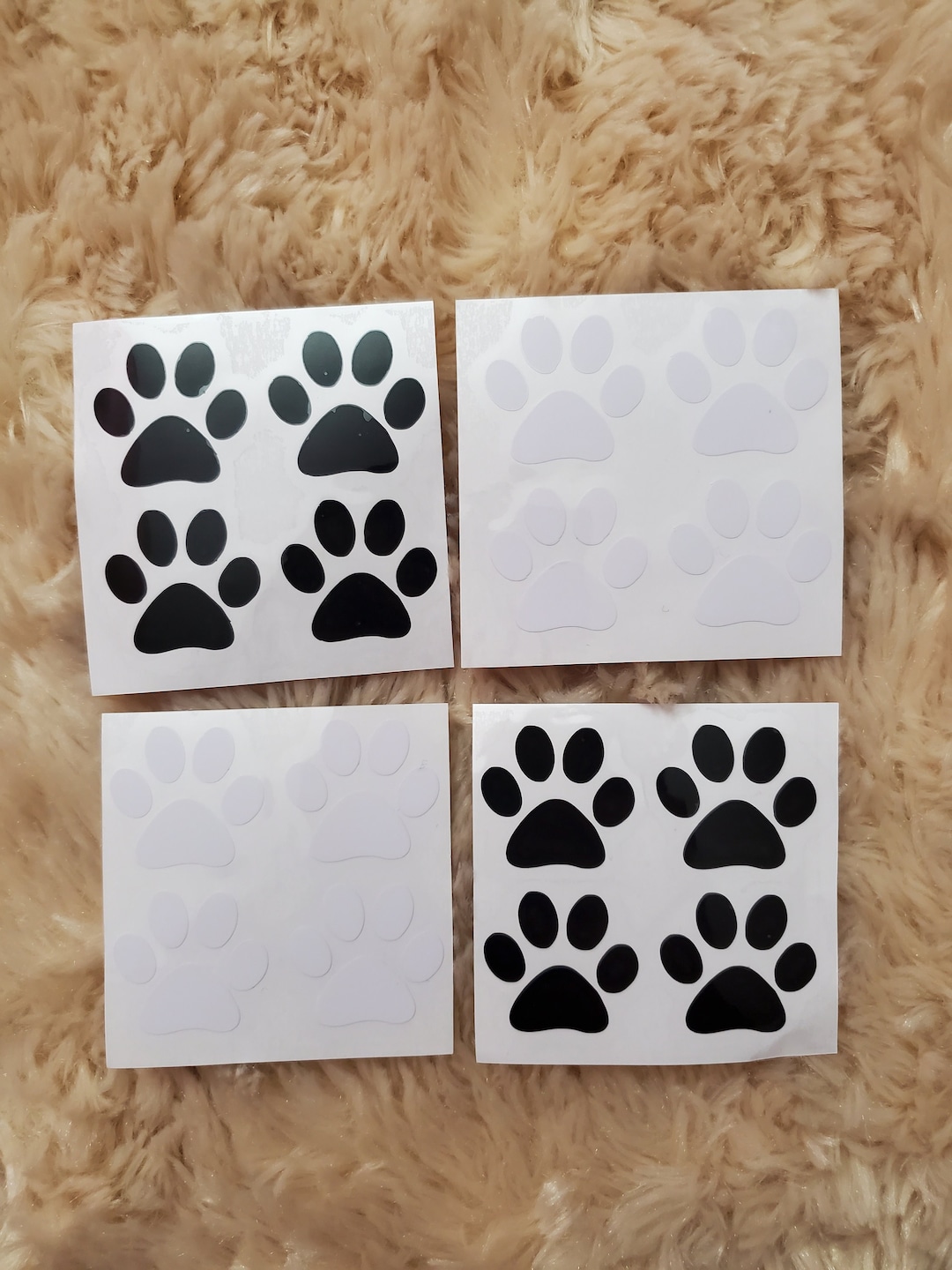 Pet Paw Decal Stickers, Paw Vinyl Stickers, Cute Animal Paw Stickers ...