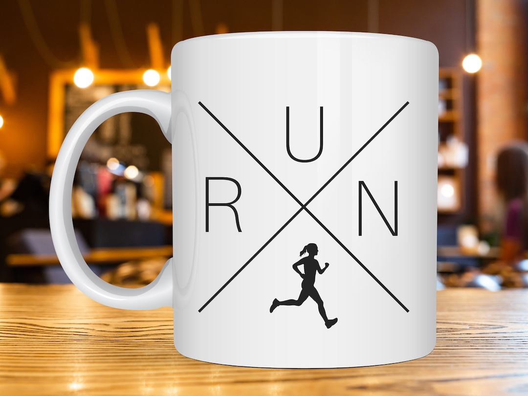 Coffee and Running Mug Runner Mug Running Coffee Mug Gift for Runner ...