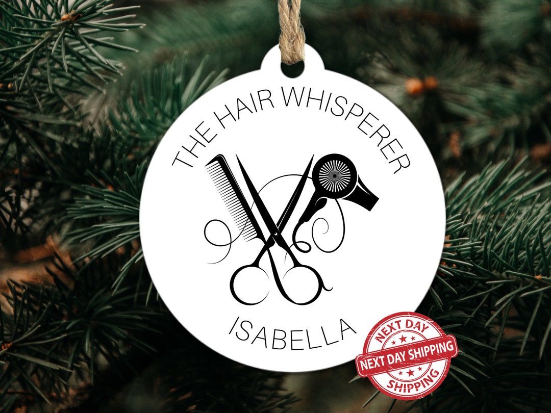 Hair Dresser Christmas Ornament, Beautician Ornament, Cosmetology Hair ...