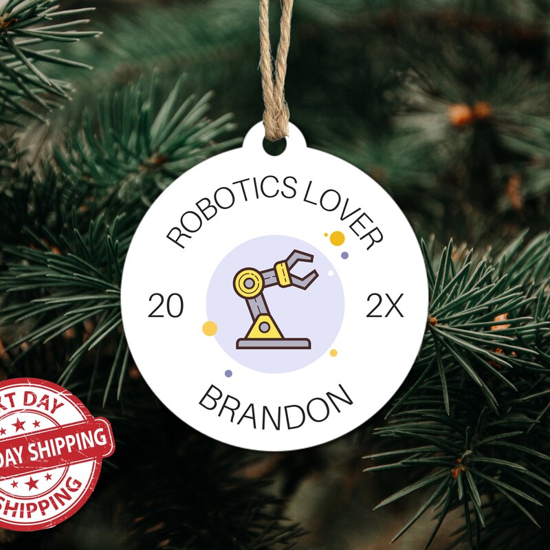 Robot Ornament - Etsy