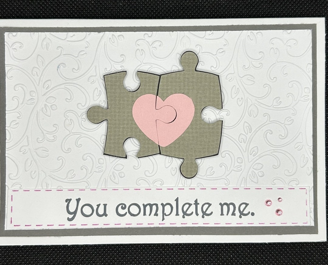 Valentine's Day Puzzle Piece card - Etsy Österreich