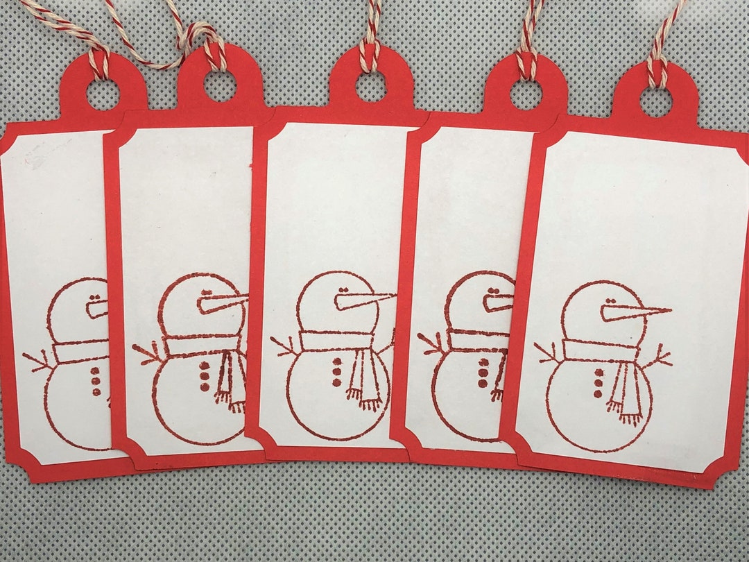 Holiday Gift Tags, Set of 5 - Etsy