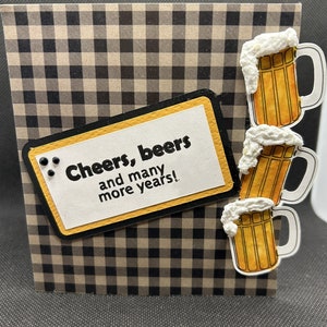 Happy Birthday Beer Card - Etsy