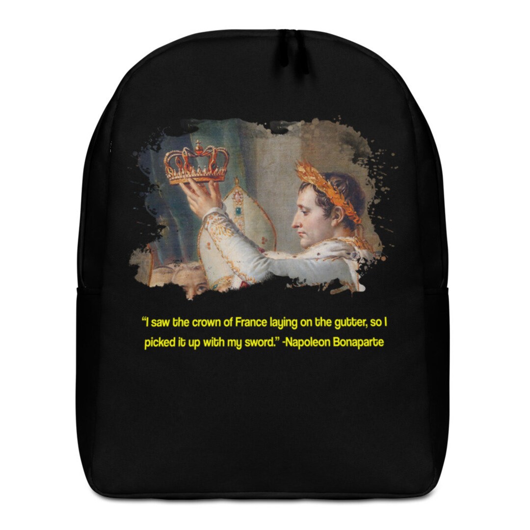 Minimalist Backpack Napoleon Bonaparte Coronation - Etsy