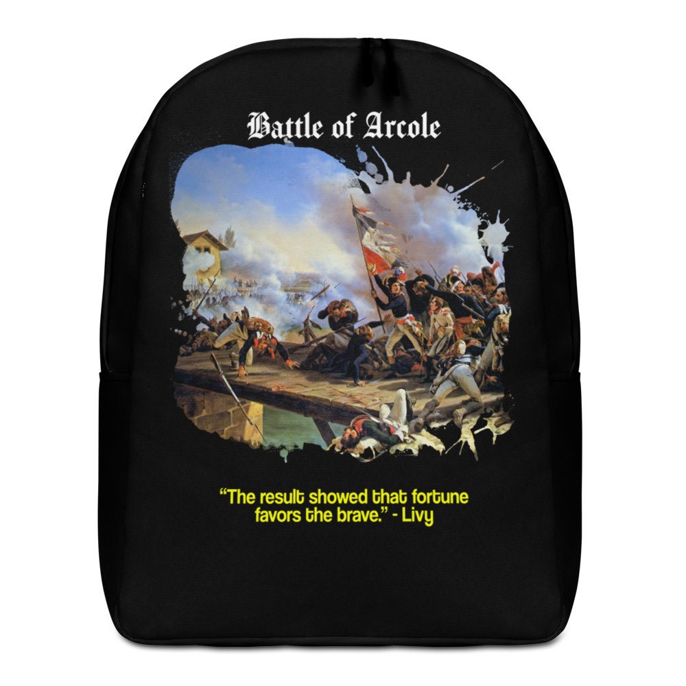 Minimalist Backpack Napoleon Bonaparte Battle of Arcole - Etsy UK