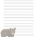 Cute Animals Printable Stationery / Digital Note Paper / - Etsy
