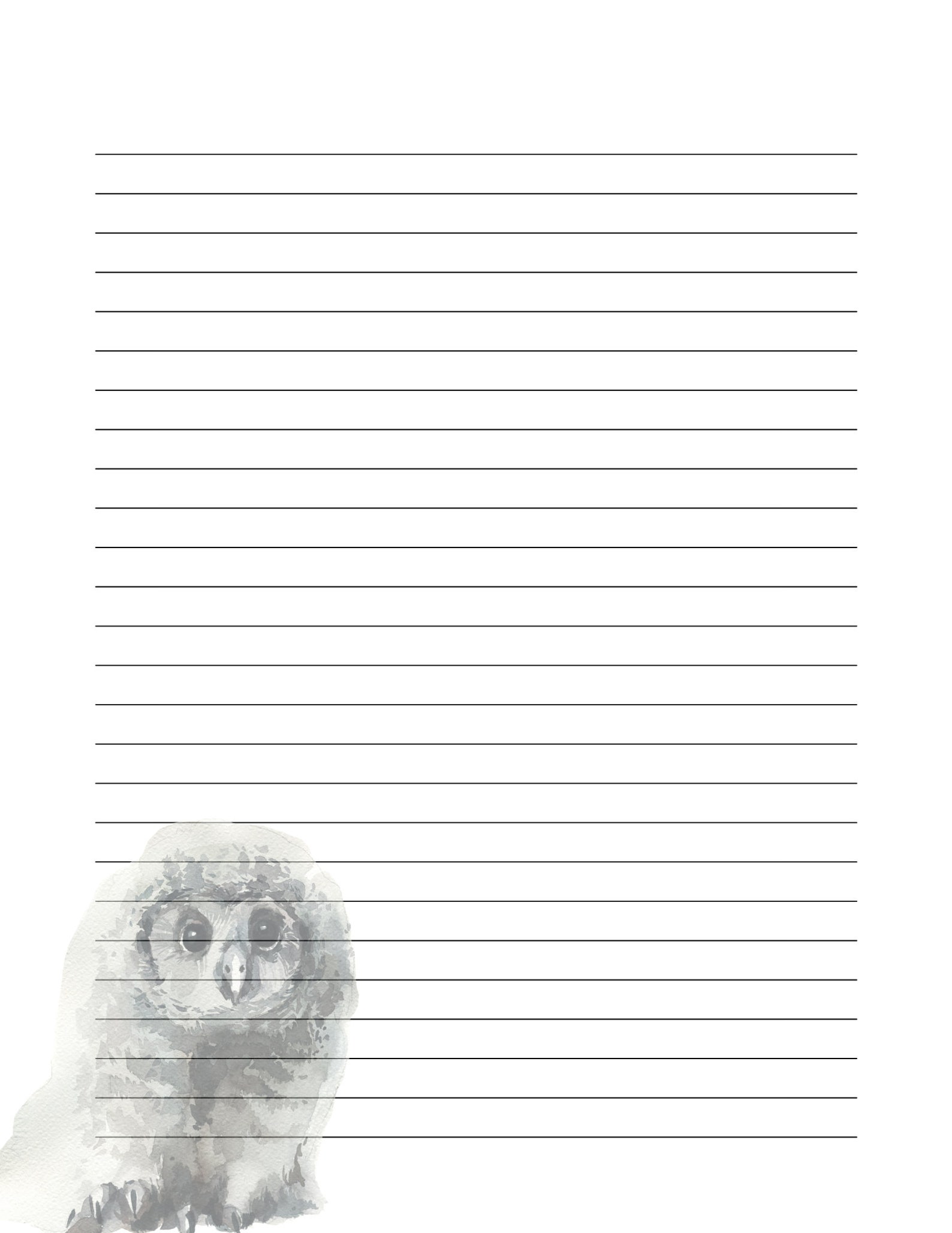 Cute Animals Printable Stationery / Digital Note Paper / - Etsy