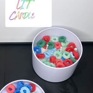 Fruit Loops Candle ! Wax Melts Fruit Loop Scented Candles ! Candle ...