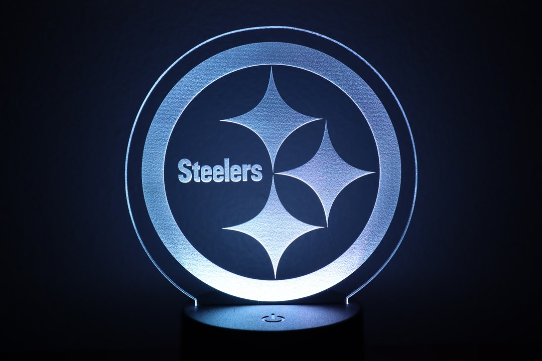 Pittsburgh Steelers LED Night Light, Football Fan Gift, Acrylic Lamp ...