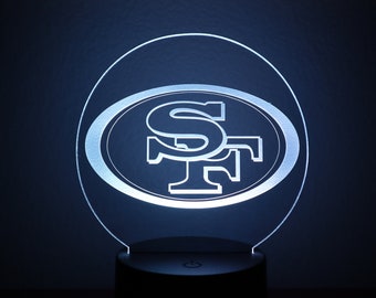 San Francisco 49ers Led Light - Etsy