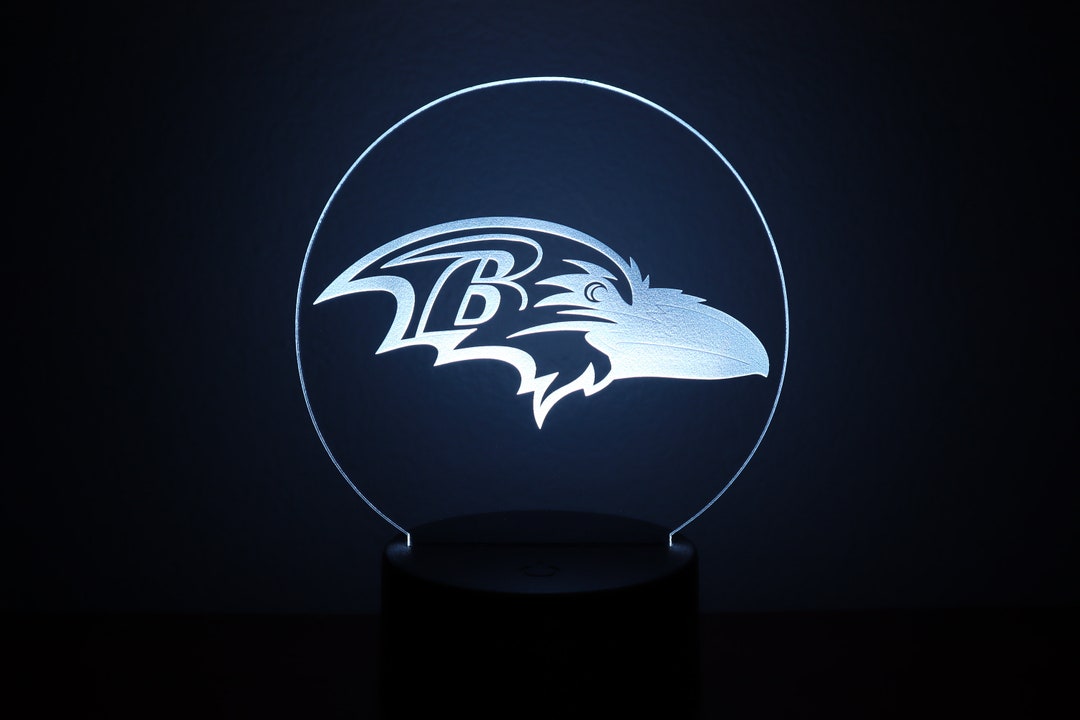 NFL Ravens LED Stand, NFL Teams Led Lights, Super Bowl Baltimore Ravens ...