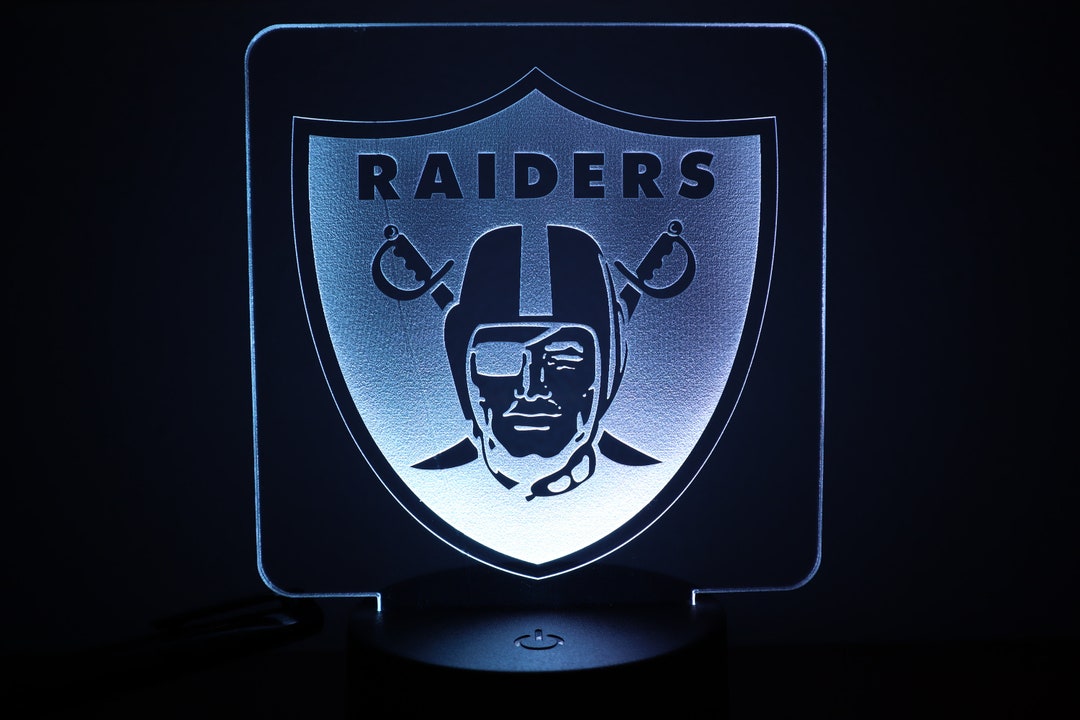 NFL Raiders LED Stand, NFL Teams Led Lights, Super Bowl Las Vegas ...