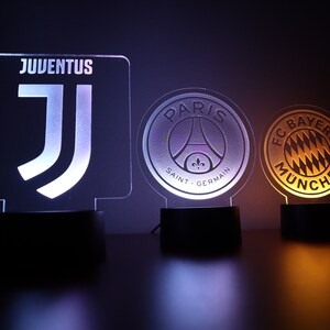 European Soccer Teams, Football, LED Stand, Color Light, Barcelona ...