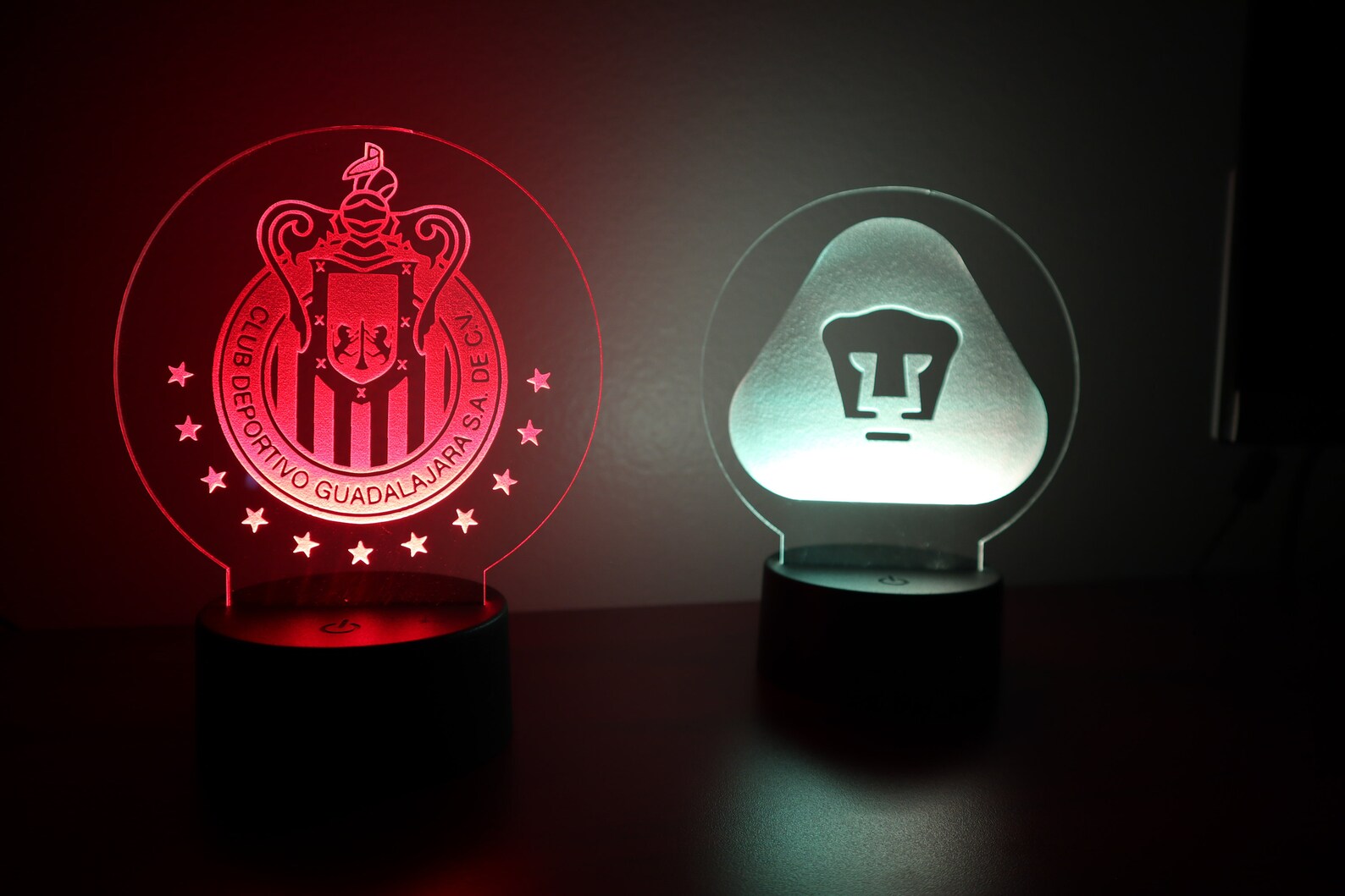 Liga MX Teams, Mexican Soccer Team LED Stand, Color Changing Light ...