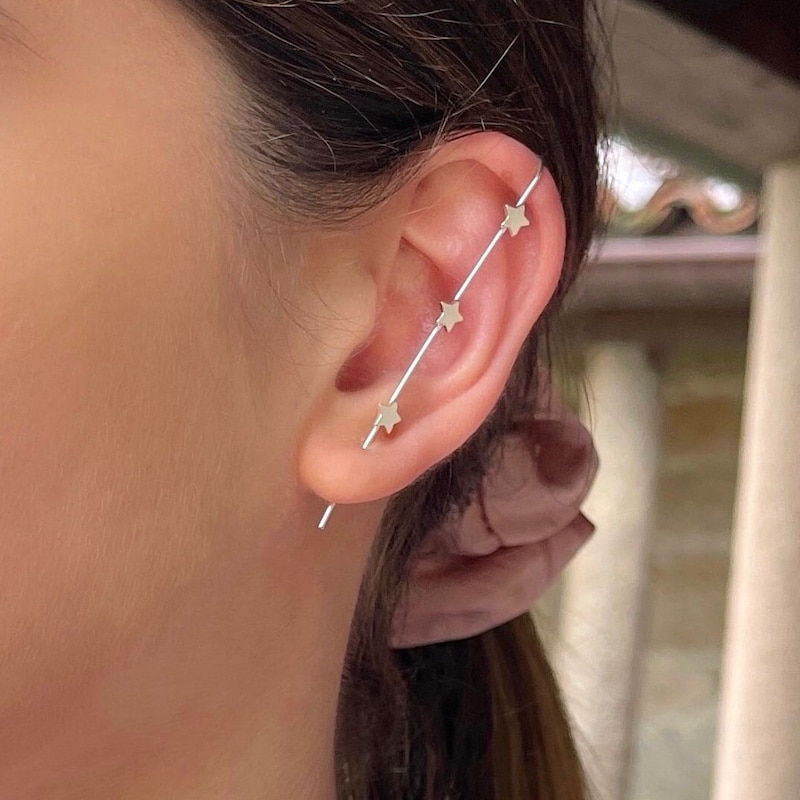 Ear Pin Earrings - Etsy