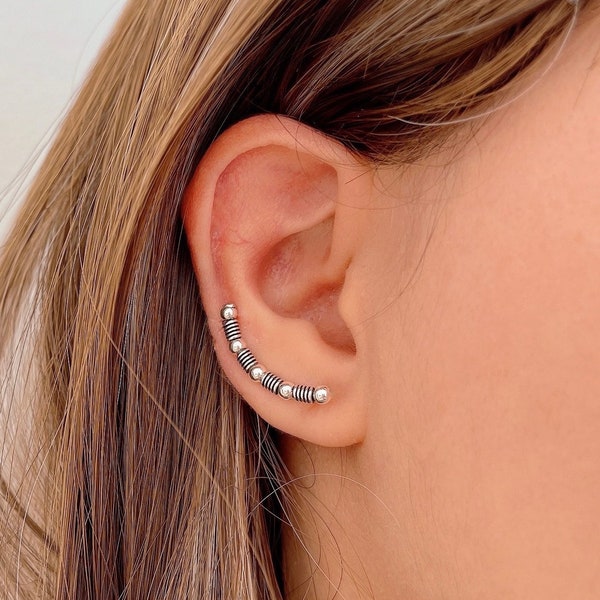 Ear Pin Earrings - Etsy