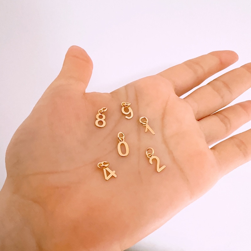 Number Charms - Etsy