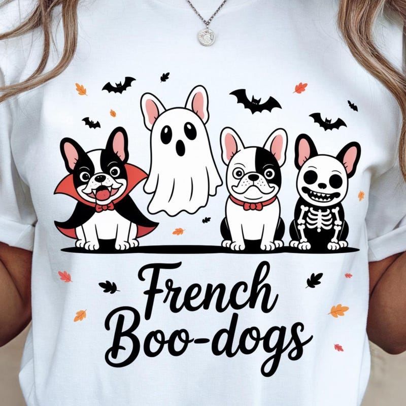 Halloween French Boo Dog - Etsy