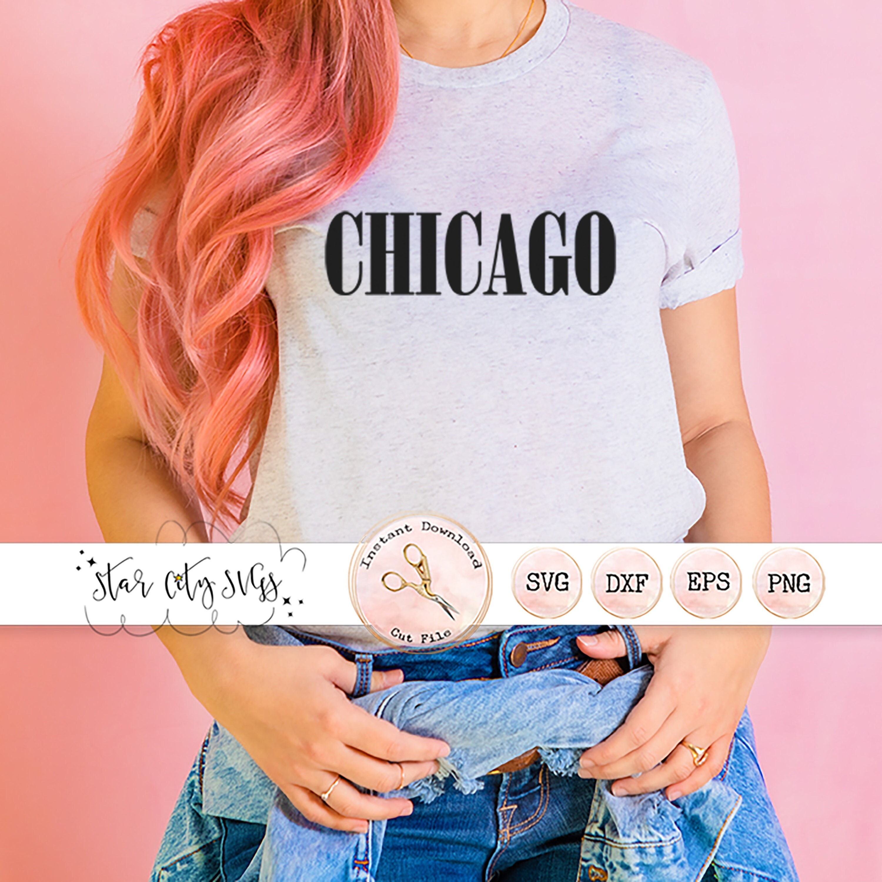 Chicago SVG, Chi-town Svg, Rep Your City Chicago Tee Svg Teen Girl ...