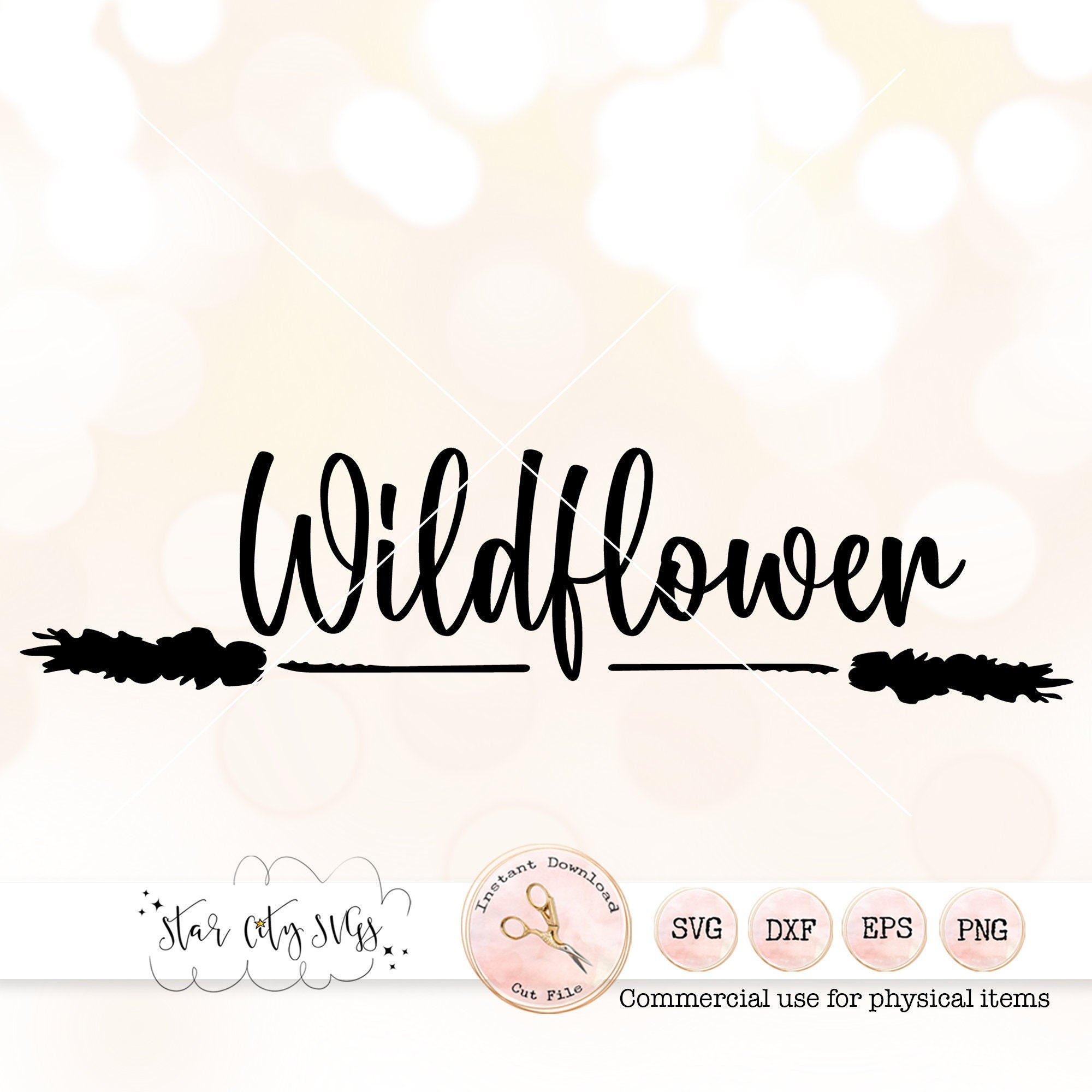 Wildflower SVG Wildflowers Svg for Shirts Farmhouse Svg - Etsy