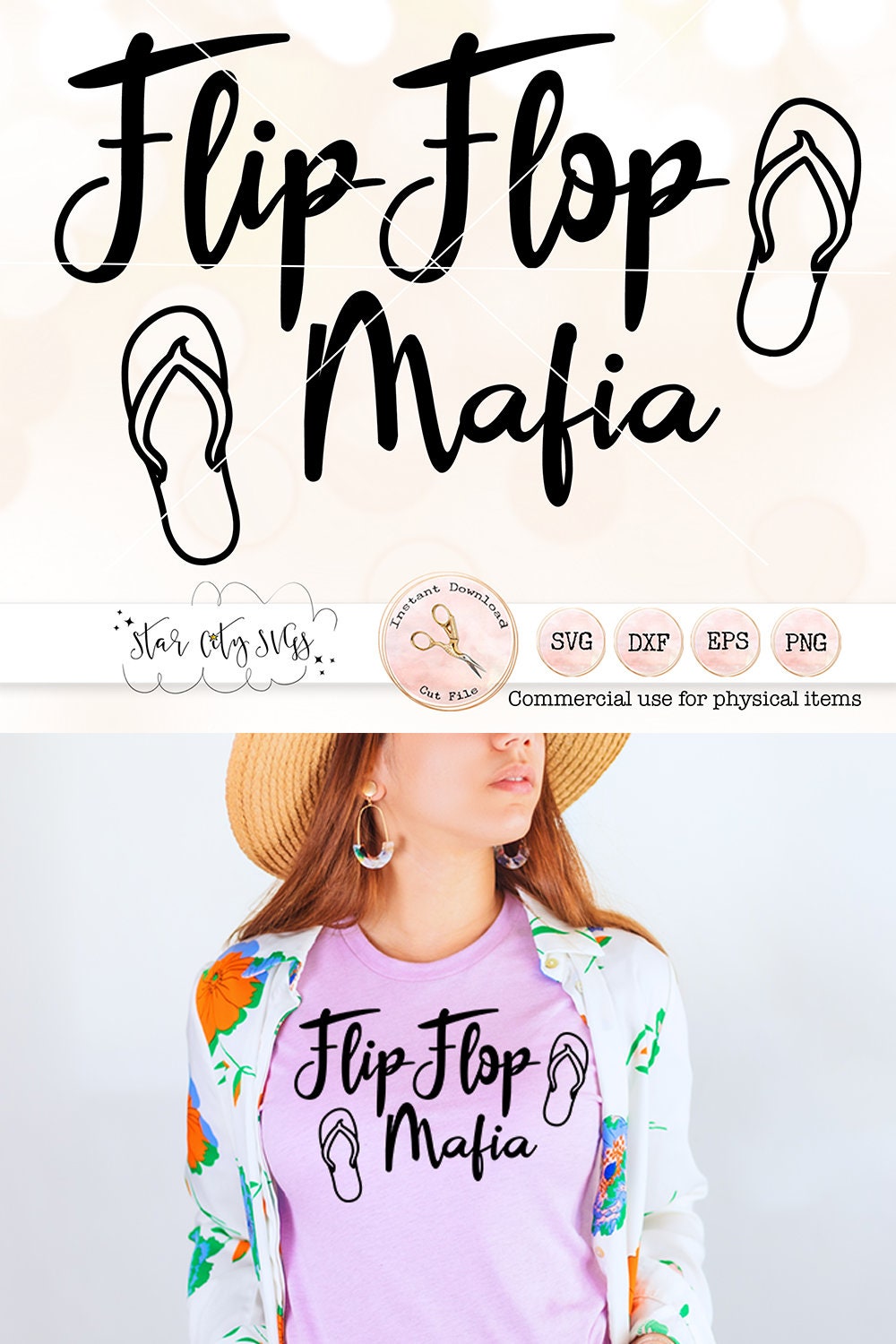 Flip Flop Mafia SVG, Flip Flop SVG, Summer Svg, Flip Flops for Wedding ...