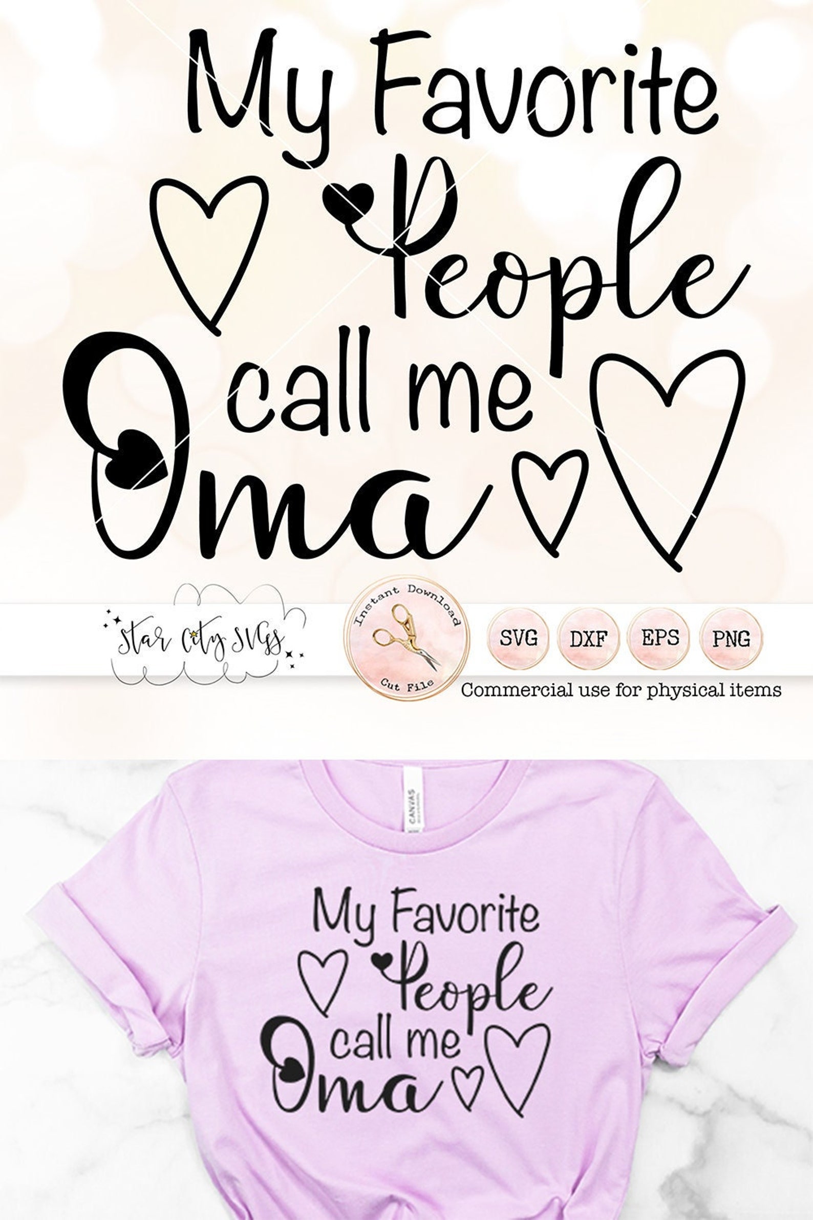 Oma SVG, My Favorite People Call Me Oma SVG, Oma Svg, Oma Gifts ...