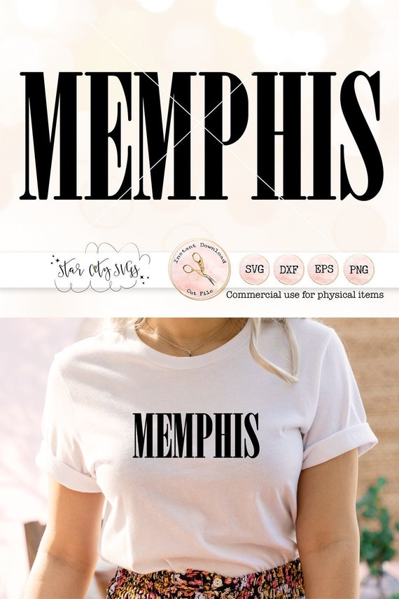 Memphis SVG Memphis Design Rep Your City Memphis Tee Svg - Etsy